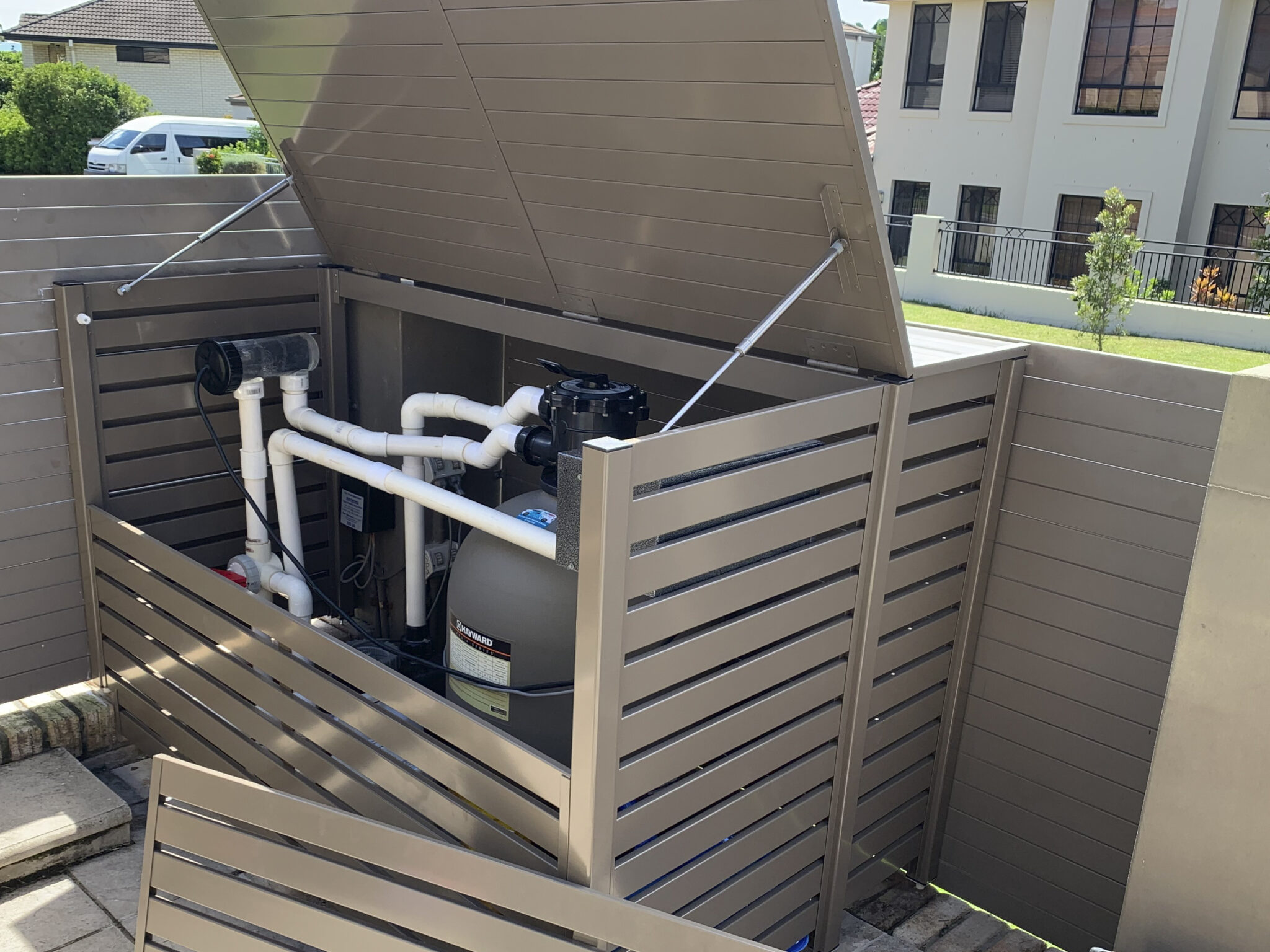 a Pool Filter Cover – Custom Made Pool Pump Boxes